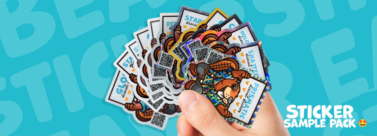 Get Your Free Sticker Sample Pack - Sticker Beaver